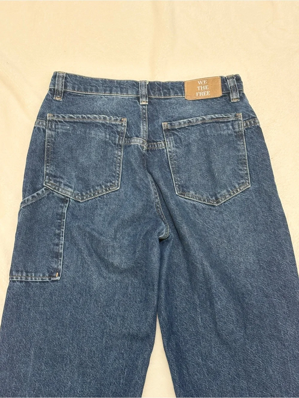 We The Free | Jeans | We The Free Womens Straight Jeans Baggy Mid Rise ...